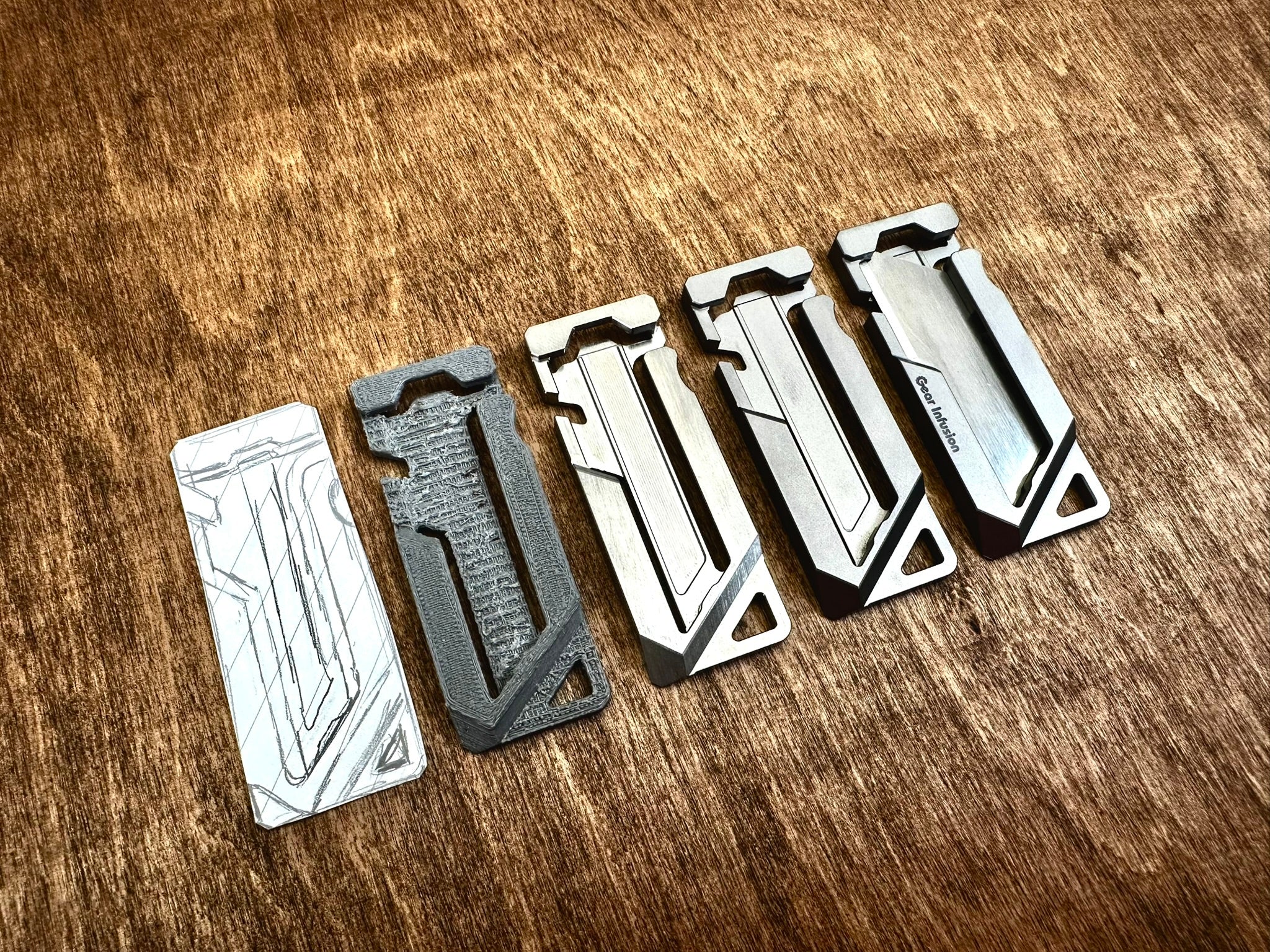 GhostTi Cool Utility Knife – Slim, Titanium, Built for Real EDC Carry ...